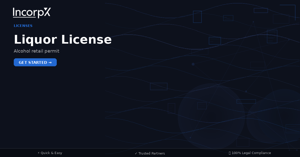 Liquor License in Tiruchirappalli | IncorpX